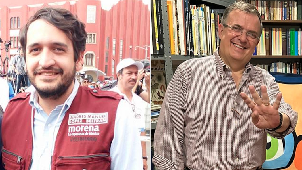 RECHAZA HIJO DE AMLO A EBRARD RECHAZA HIJO DE AMLO A EBRARD